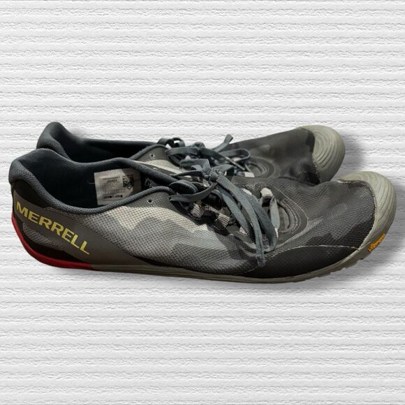 Merrell | Shoes | Merrell Mens 9 Gray Trail Running Shoes Vibram Sole ...